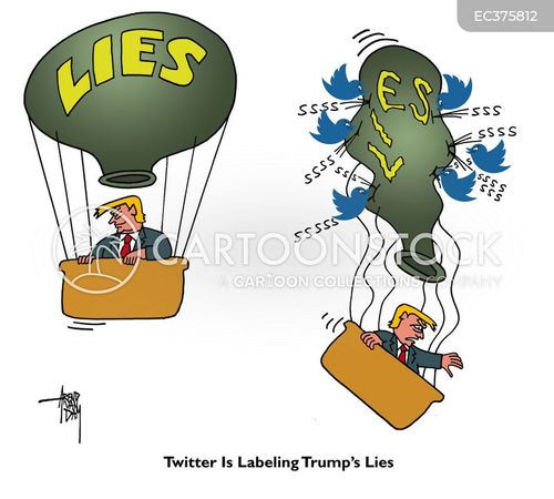 Twitter Fact Check Cartoons and Comics - funny pictures from CartoonStock