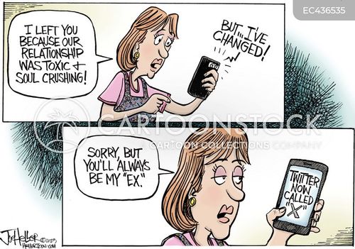 Toxic Social Media Cartoons and Comics - funny pictures from CartoonStock