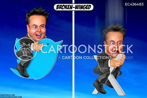 X Rebrand Cartoons and Comics - funny pictures from CartoonStock