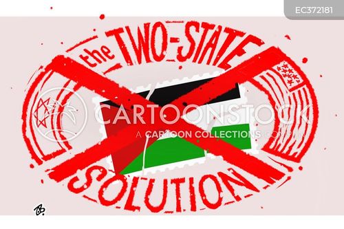 Two State Solution Cartoons and Comics - funny pictures from CartoonStock