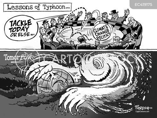 Philippine Typhoon Cartoons and Comics - funny pictures from CartoonStock
