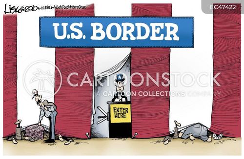 Enter Here Cartoons and Comics - funny pictures from CartoonStock