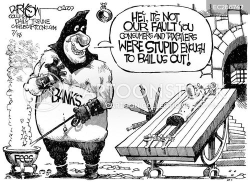 Bank Rates Cartoons and Comics - funny pictures from CartoonStock