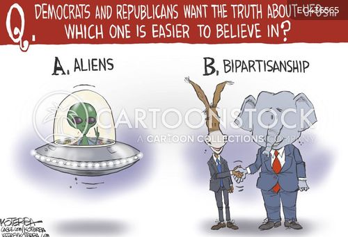 Ultra-partisanship Cartoons and Comics - funny pictures from CartoonStock