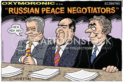 Russian Peace Cartoons and Comics - funny pictures from CartoonStock
