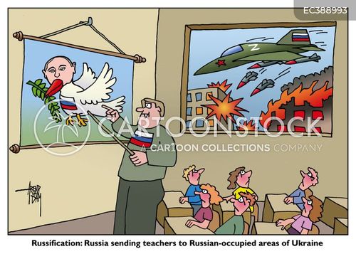 Russification Cartoons and Comics - funny pictures from CartoonStock