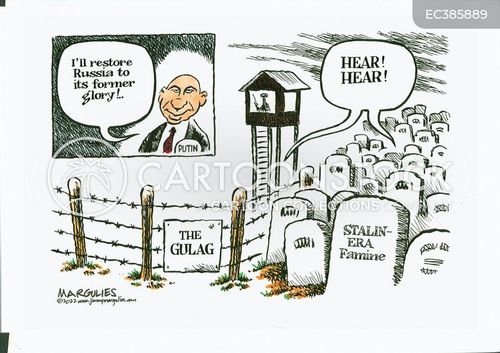 Gulag Cartoons and Comics - funny pictures from CartoonStock