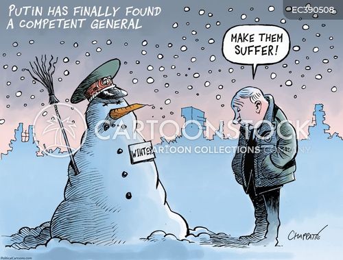 Winter Warfare Cartoons and Comics - funny pictures from CartoonStock