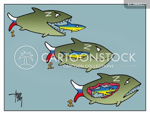 Fish Army Cartoons and Comics - funny pictures from CartoonStock