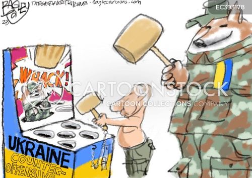 Slava Ukraini Cartoons and Comics - funny pictures from CartoonStock