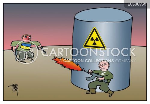 Nuclear Standoff Cartoons and Comics - funny pictures from CartoonStock