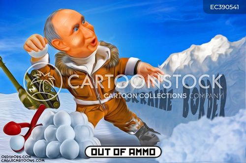 Snow War Cartoons and Comics - funny pictures from CartoonStock