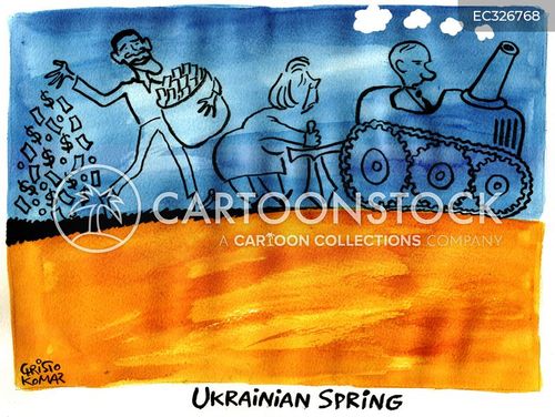 Ukrainian Spring Cartoons and Comics - funny pictures from CartoonStock