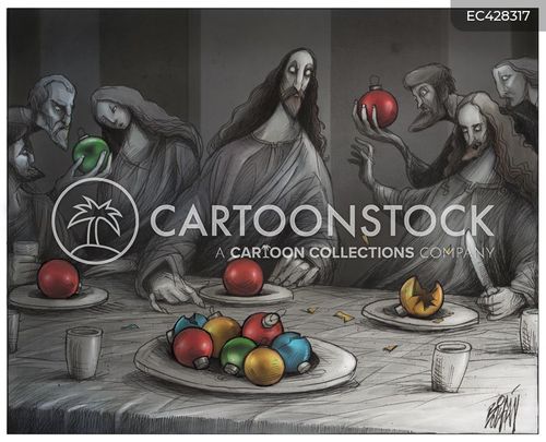 Ultima Cena Cartoons and Comics - funny pictures from CartoonStock