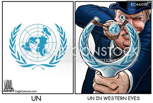 United Nations Logo Cartoons and Comics - funny pictures from CartoonStock