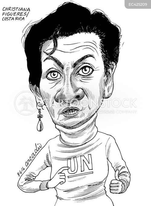 Christiana Figueres Cartoons and Comics - funny pictures from CartoonStock