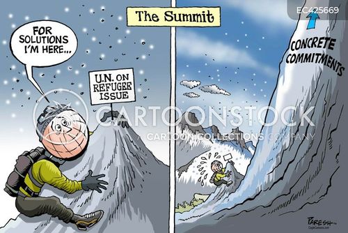 Higher Mountain Cartoons and Comics - funny pictures from CartoonStock