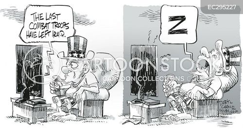 Withdrawal War Cartoons and Comics - funny pictures from CartoonStock