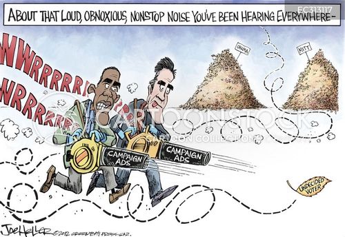 Campaign Ads 2012 Cartoons and Comics - funny pictures from CartoonStock