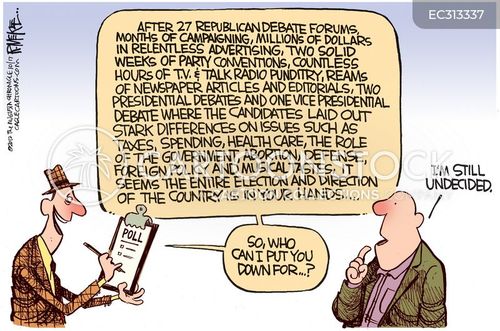 Undecided Voters Cartoons and Comics - funny pictures from CartoonStock