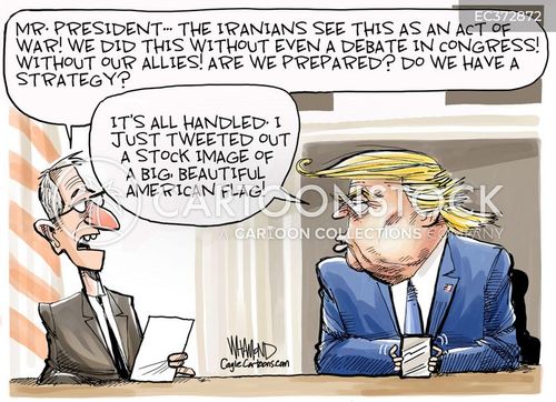 Us-iran Conflict Cartoons and Comics - funny pictures from CartoonStock