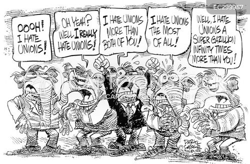 Workers' Solidarity Cartoons and Comics - funny pictures from CartoonStock