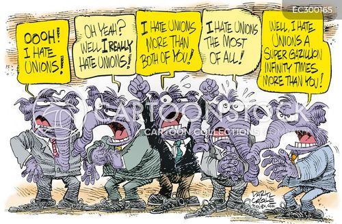 Union Dues Cartoons and Comics - funny pictures from CartoonStock
