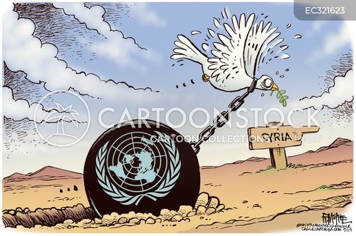 Un Secretary General Cartoons and Comics - funny pictures from CartoonStock