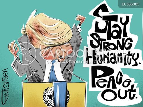 Peace Speech Cartoons and Comics - funny pictures from CartoonStock