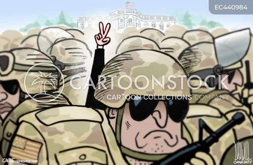 Victory Anthem Cartoons and Comics - funny pictures from CartoonStock