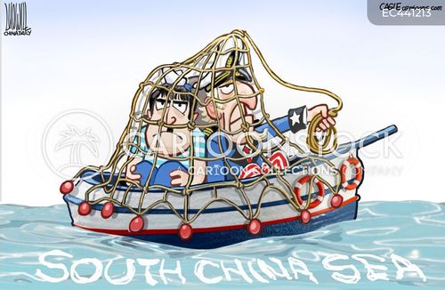 Naval Standoff Cartoons and Comics - funny pictures from CartoonStock