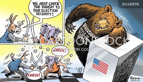 Checking The Threat Cartoons and Comics - funny pictures from CartoonStock