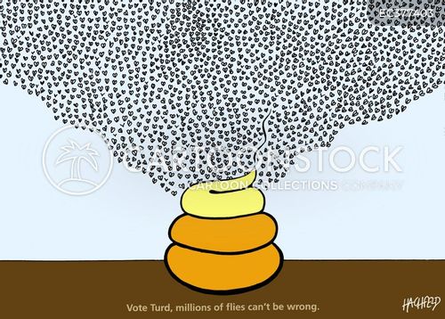 Millions Of Flies Cartoons and Comics - funny pictures from CartoonStock