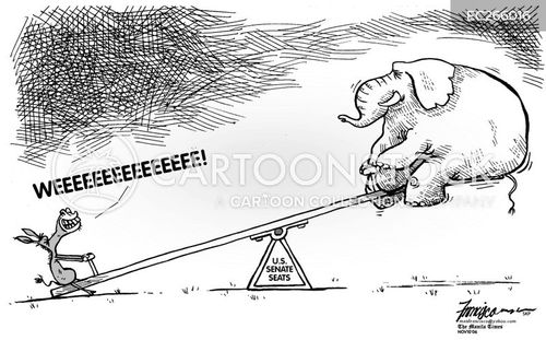 Us Midterms Cartoons and Comics - funny pictures from CartoonStock