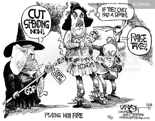 Debt Ceiling Cartoons and Comics - funny pictures from CartoonStock