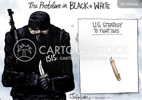 Isis Policy Cartoons and Comics - funny pictures from CartoonStock