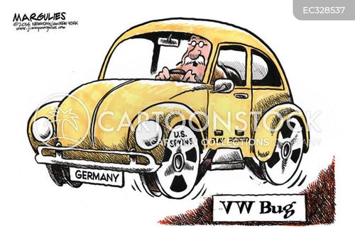 Us Spying On Germany Cartoons and Comics - funny pictures from CartoonStock