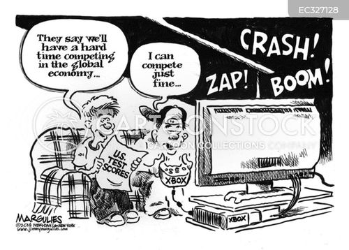 Assessment Score Cartoons and Comics - funny pictures from CartoonStock