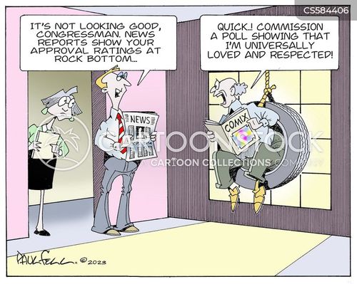 Low Approval Cartoons and Comics - funny pictures from CartoonStock