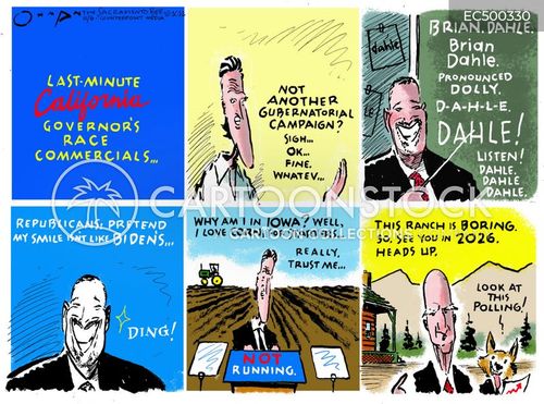 Gavin Newsom Cartoons and Comics - funny pictures from CartoonStock