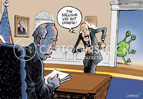 Balloon Diplomacy Cartoons and Comics - funny pictures from CartoonStock