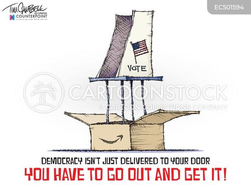 Democracy Awareness Cartoons and Comics - funny pictures from CartoonStock
