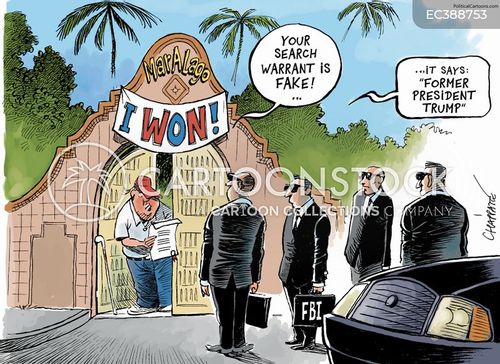 Fbi Warrant Cartoons and Comics - funny pictures from CartoonStock