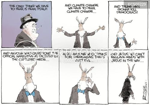 Fear Narrative Cartoons and Comics - funny pictures from CartoonStock