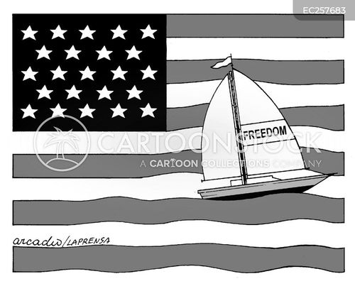 Desire For Freedom Cartoons and Comics - funny pictures from CartoonStock
