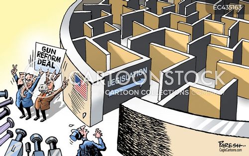 Gun Deal Cartoons and Comics - funny pictures from CartoonStock