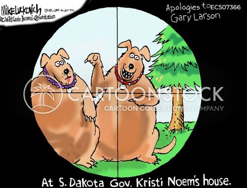 Kristi Noem Cartoons and Comics - funny pictures from CartoonStock