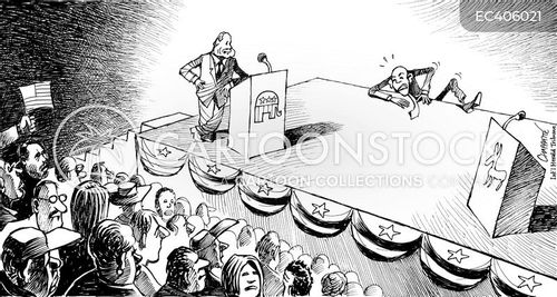 Political Rally Cartoons and Comics - funny pictures from CartoonStock