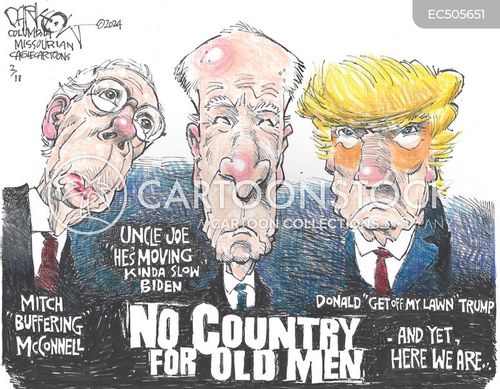 Old Men Cartoons and Comics - funny pictures from CartoonStock