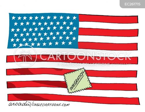 Flag Patch Cartoons and Comics - funny pictures from CartoonStock